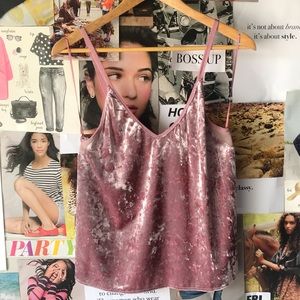 Zara | Tops | Zara Velvet Camisole | Poshmark